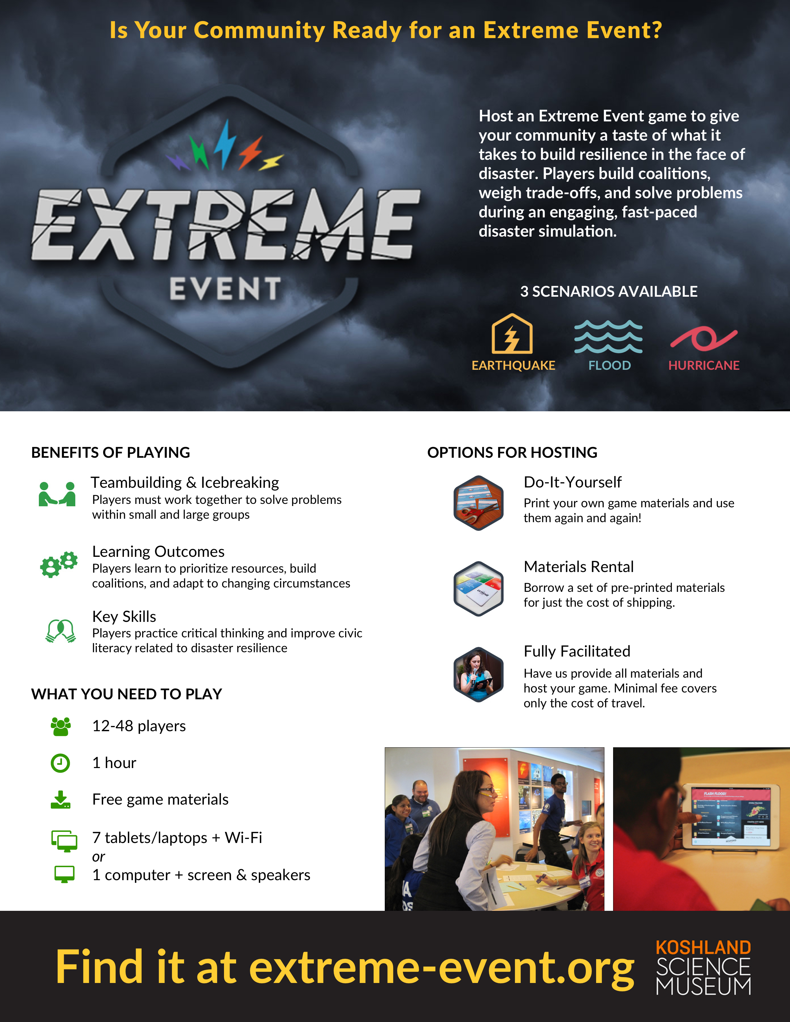 SALTO-YOUTH - Toolbox - Extreme Event Disaster Game